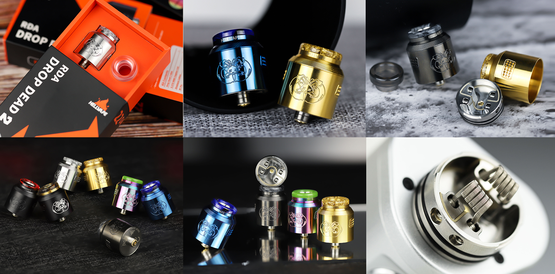 Drop Dead 2 RDA-Hellvape - The DIY atomizer leading brand